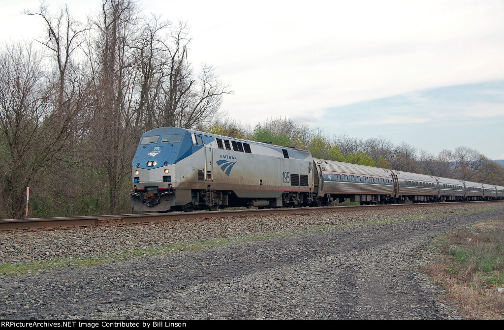 Westbound Amtrak